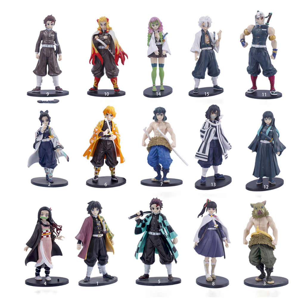 Jual Action figure Ghost Slayer kimetsu no yaiba karakter PVC 15 cm ...