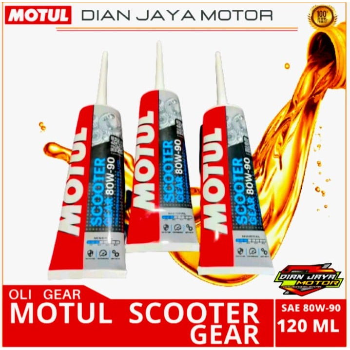 Jual Oli Gir Motul Oli Gardan Motul 120 ml 80w-90 Motul Scooter Gear ...