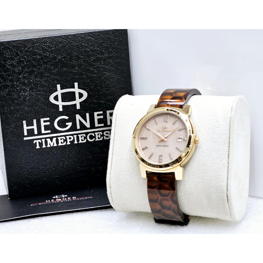 Jual Jam Tangan Fashion Wanita Branded Hegner 395 Analog Strap Keramik ...