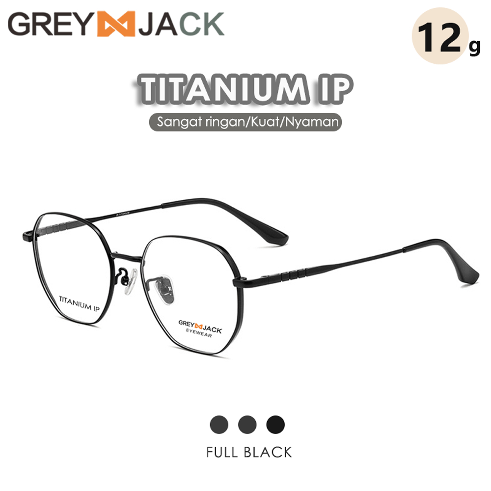 Jual Grey Jack Frame Kacamata Titanium Ringan dan Elegant Pria Wanita ...
