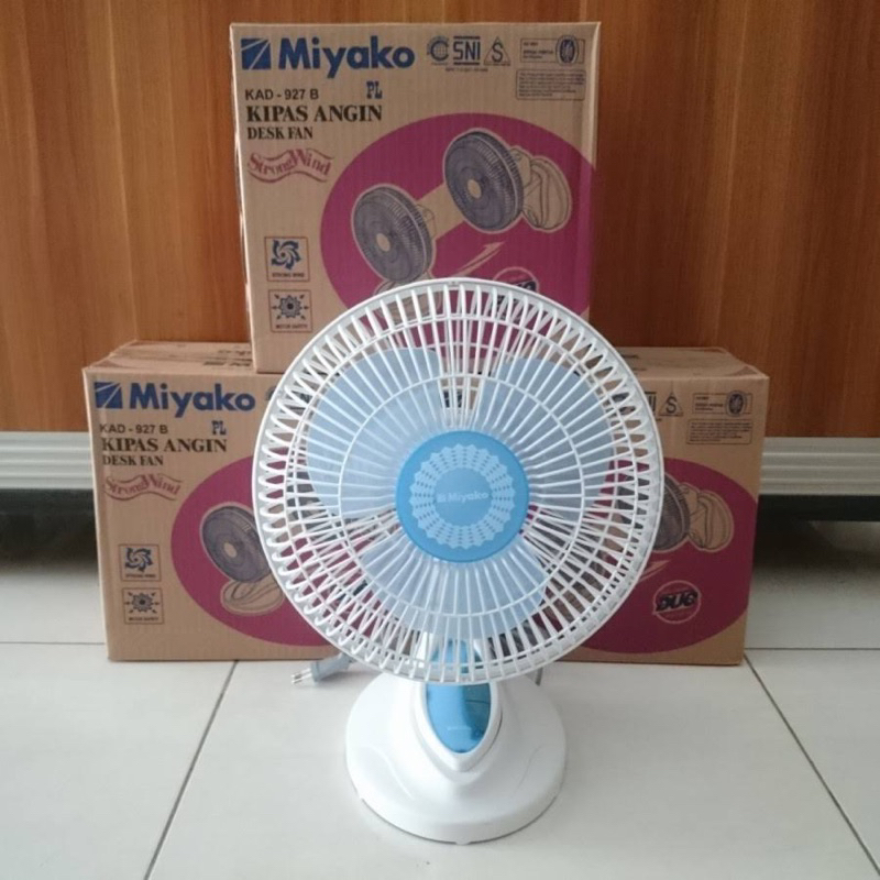 Jual Miyako Kipas Angin 9" Desk Fan KAD 927 B PL 35Watt Jaring Plastik | Shopee Indonesia