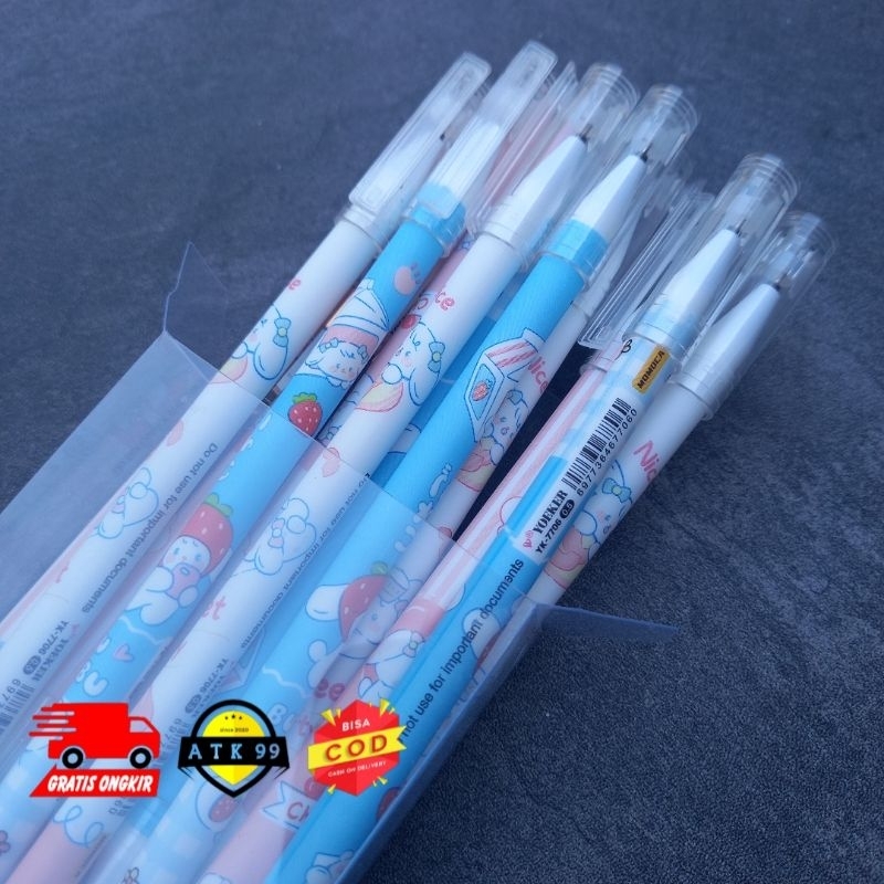 Jual ( isi 12 ) PEN ERASABLE /Pulpen bisa dihapus/pen gel erasable ...