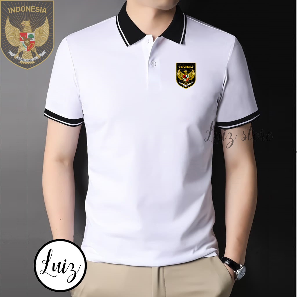 Jual Polo Timnas Indonesia Logo / Kaos Timnas Indonesia / Polos Shirt ...