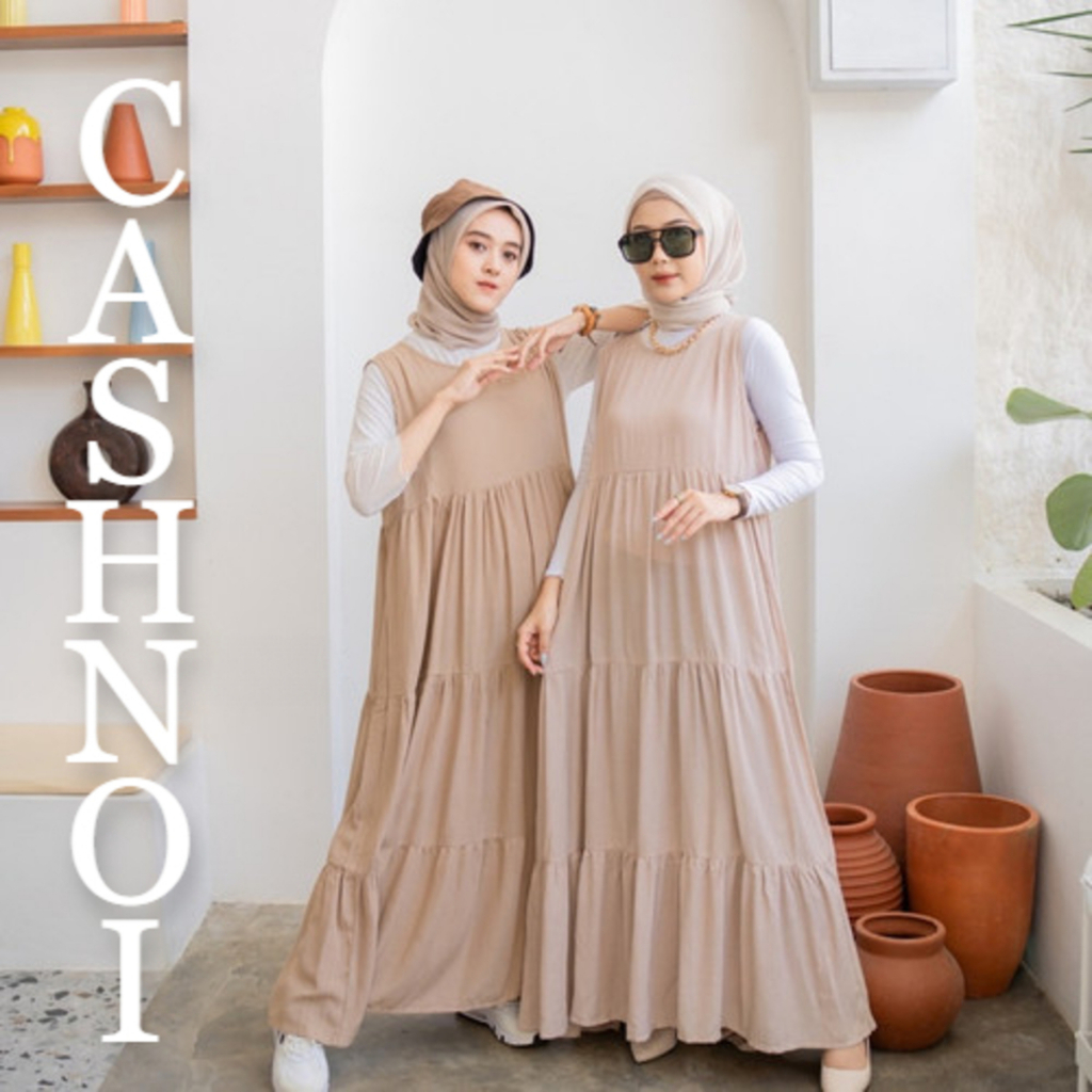 Jual Inner Dress Busui Rampel Premium - warna banyak/Inner Dress Susun ...