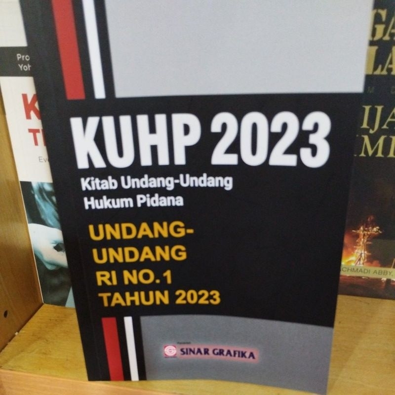 Jual JUAL BUKU KUHP 2023 KITAB UNDANG-UNDANG HUKUM PIDANA RI NO 1 TAHUN 2023 | Shopee Indonesia