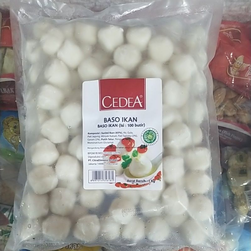 Jual Cedea premium fish ball Tr 100 baso ikan 1kg bakso ikan | Shopee ...