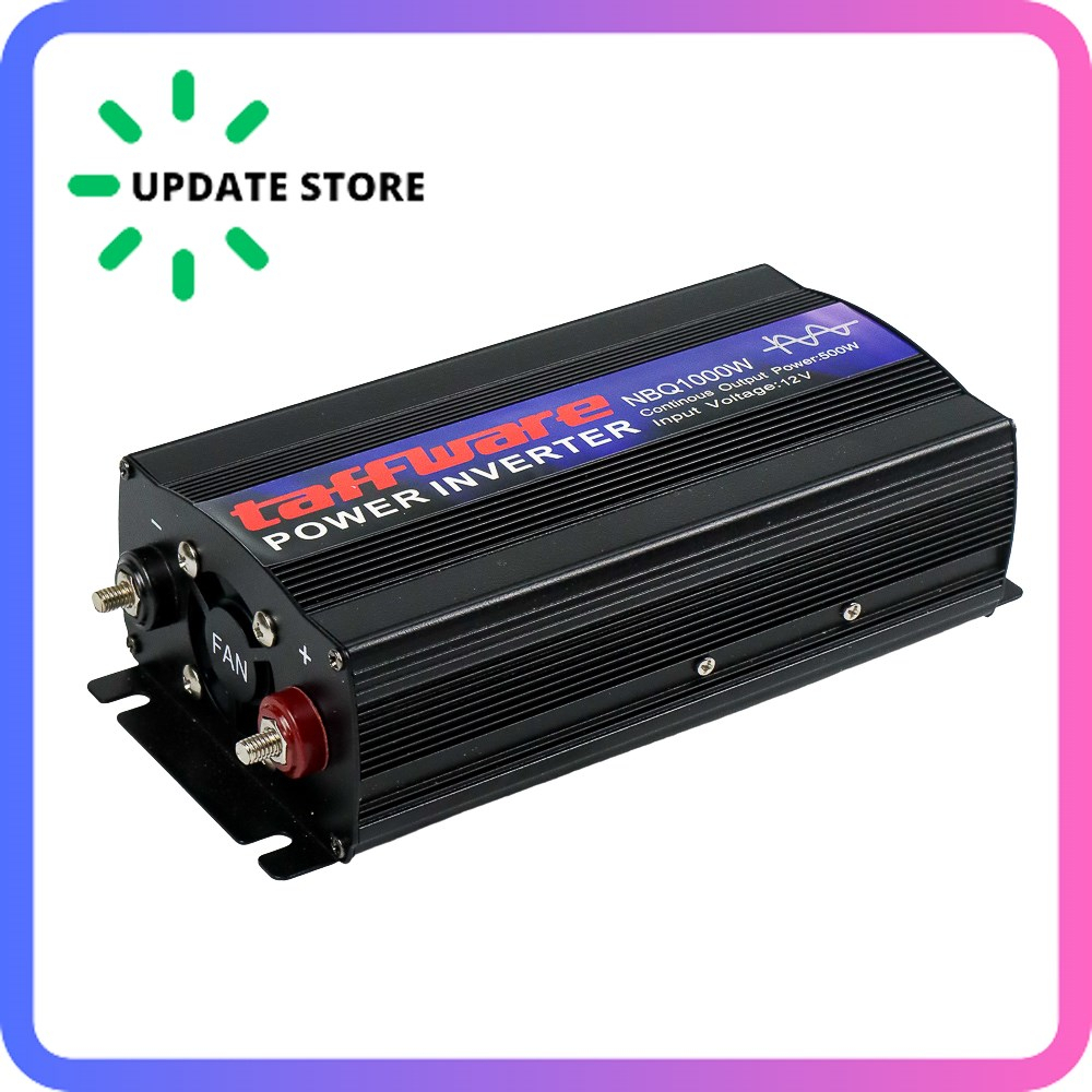 Jual Power Inventer 1000Watt 12 Volts DC to AC 220V - NBQ1000W - Black ...