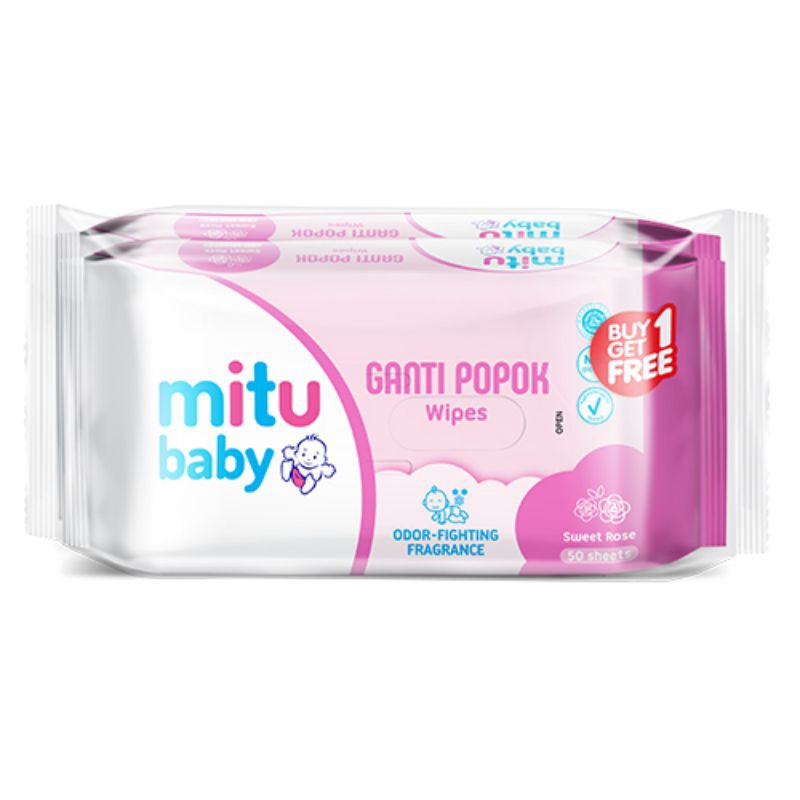 Jual Mitu Baby Tisu Basah 50'S ( Beli 1 Gratis 1 ) | Shopee Indonesia