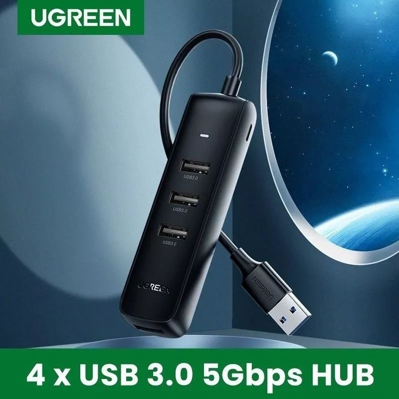 Jual ugreen HUB Splitter 4 port USB 3.0 2.0 ultra mini 3 0 untuk ...