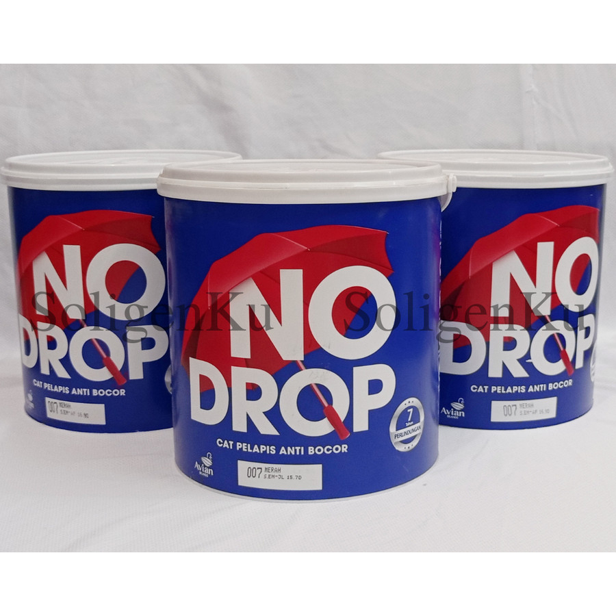 Jual No Drop 4 kg Galon Cat Pelapis anti Bocor NoDrop Cat Waterproof INSTAN | Shopee Indonesia