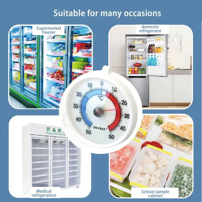 Jual Termometer analog Kulkas freezer thermometer gantung 3 inch -50 sd ...