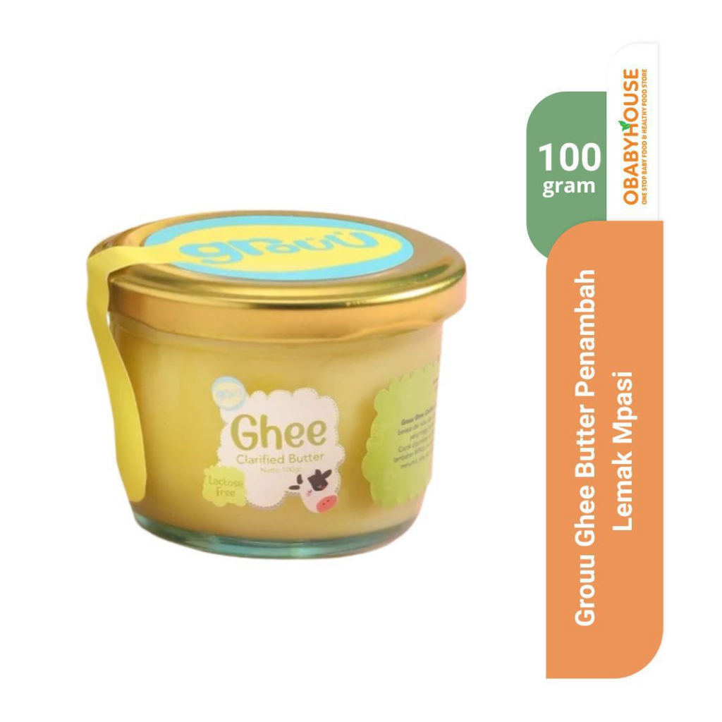 Jual Grouu Ghee Butter Penambah Lemak Mpasi 100 gr | Shopee Indonesia