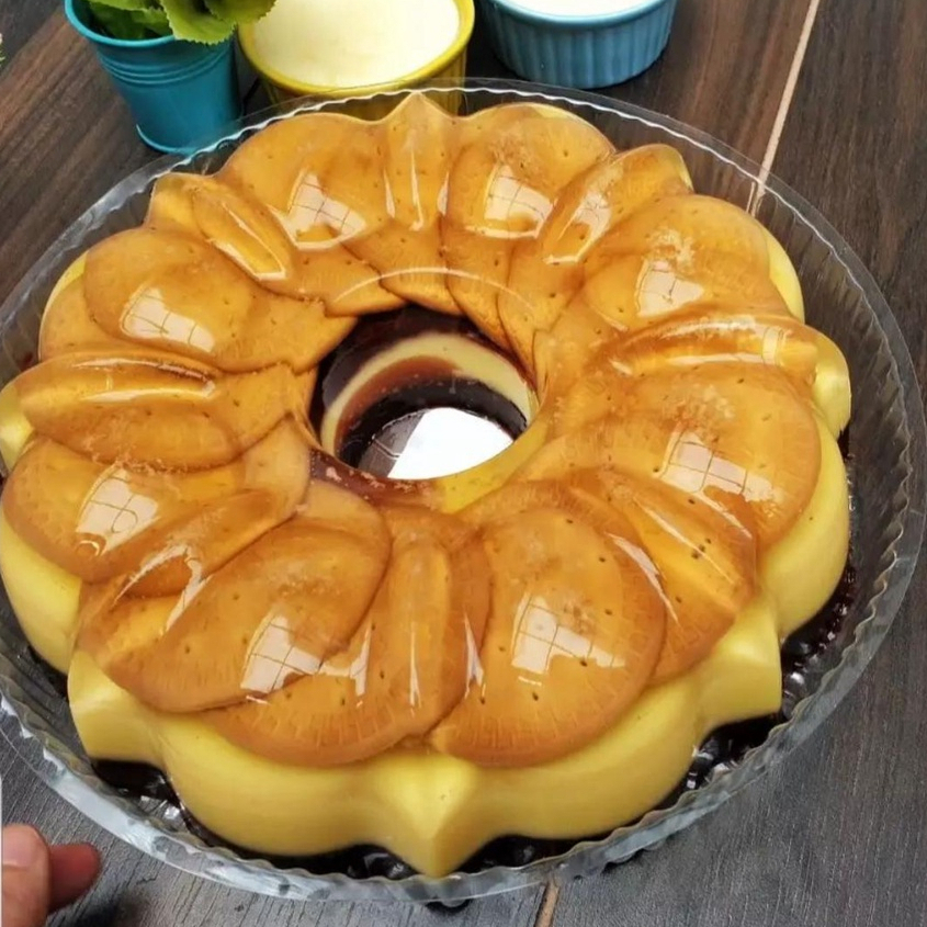 Jual (Min 10pcs) Tatakan Puding Plastik Bulat Alas Mika Tatakan Kue ...