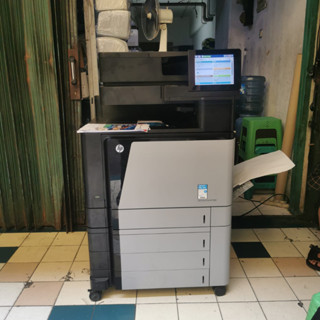 Jual Mesin Foto Copy A3 Printer Hp LaserJet Enterprise Flow M880 MFP Printer Laser Color ...