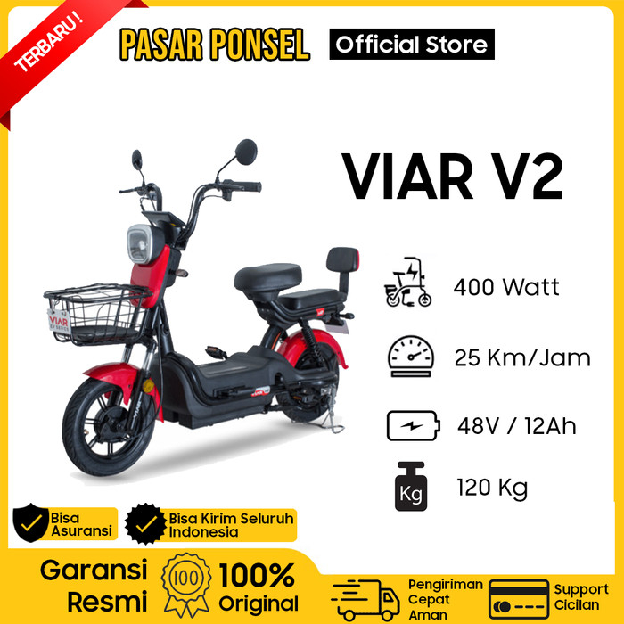 Jual VIAR V2 SEPEDA LISTRIK GARANSI RESMI TERMURAH | Shopee Indonesia
