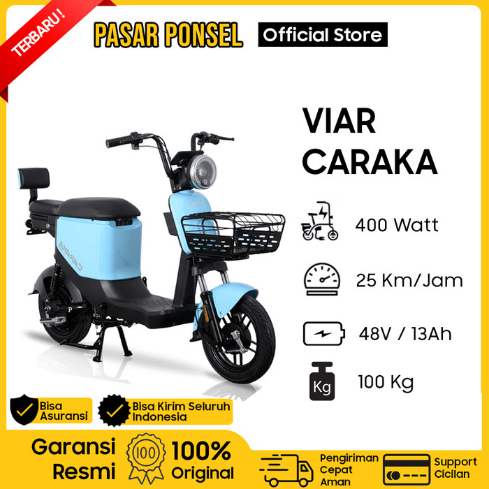 Jual VIAR CARAKA SEPEDA LISTRIK GARANSI RESMI TERMURAH | Shopee Indonesia