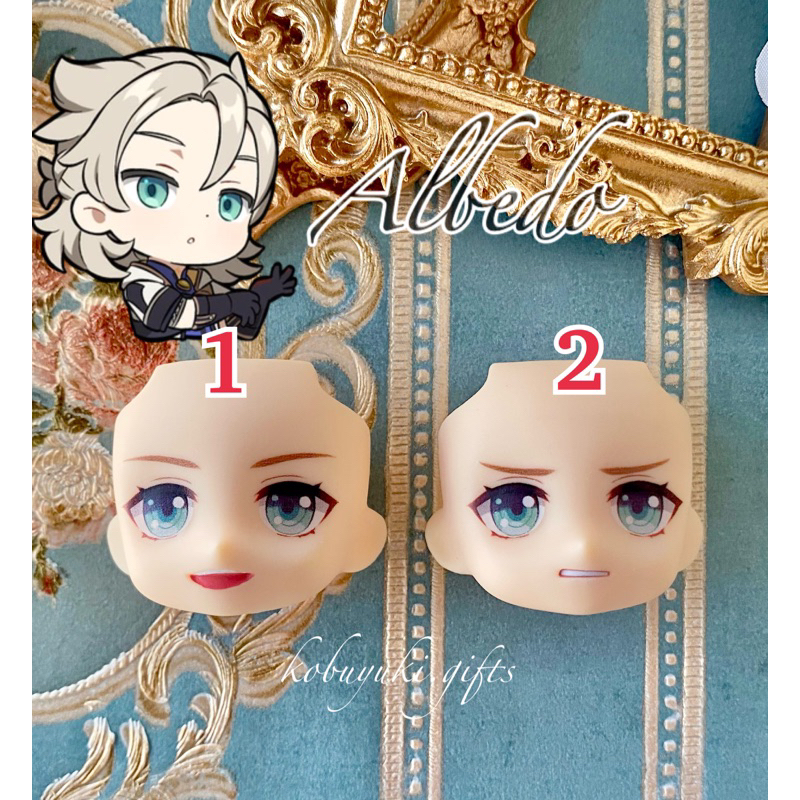 Jual Albedo Nendoroid doll faceplate faceswap ob11 wajah | Shopee Indonesia