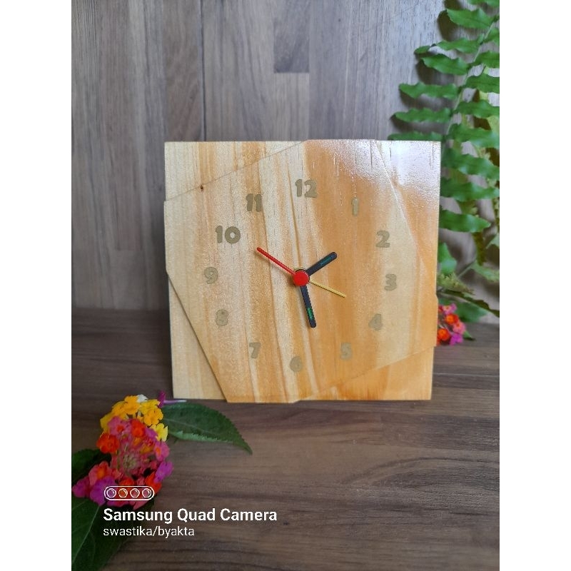 Jual MURAH!!!! jam meja/jam duduk/jam kayu/kayu jati belanda | Shopee ...