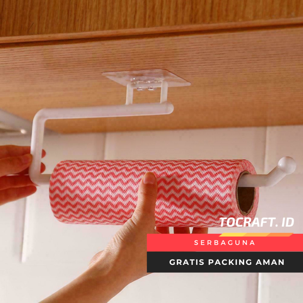 Jual TCID Gantungan Lap Tisu Dapur Tempel Dinding Hook Hanger Size S ...