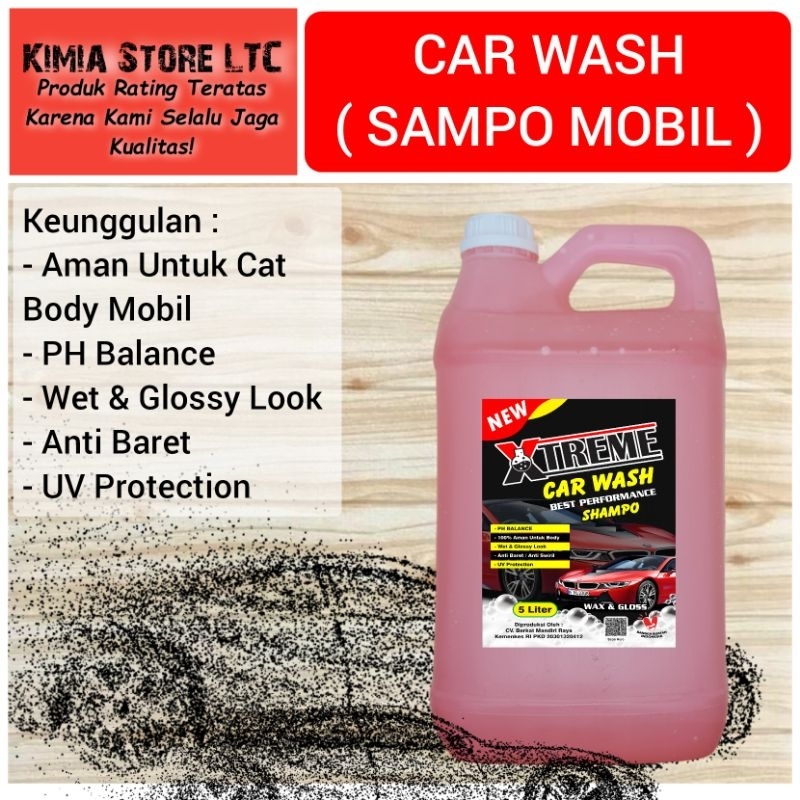 Jual Car Wash 5 Liter / Shampo Mobil 5 Liter / Sampo Mobil | Shopee ...