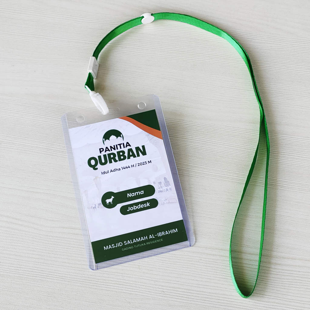 Jual NAME TAG PANITIA QURBAN COSTUME | Shopee Indonesia