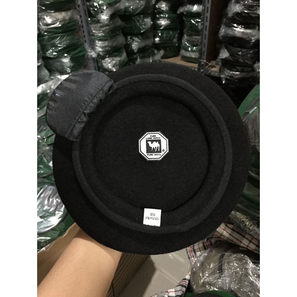 Jual Topi Baret Sabhara / Polisi, Camel Asli Logo Onta Hitam | Shopee ...