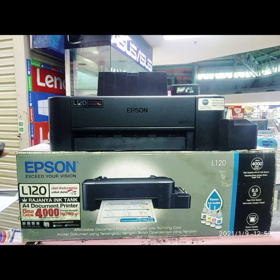 Jual Printer second Epson L120 normal full nozle bergaransi | Shopee ...