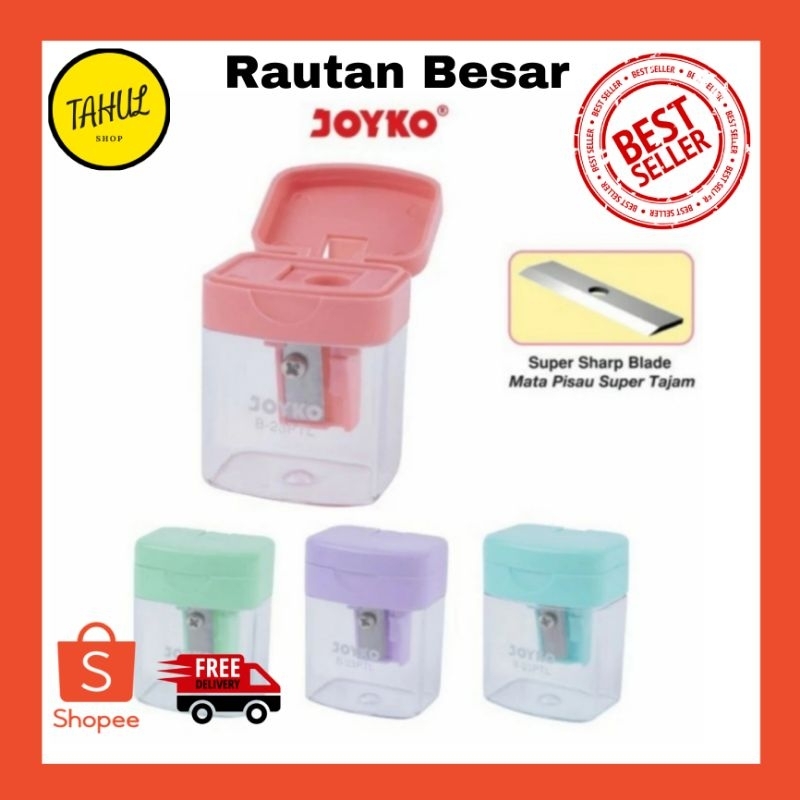 Jual Serutan / Sharpener / Rautan Pensil Joyko B-23 Pastel / Peruncing ...