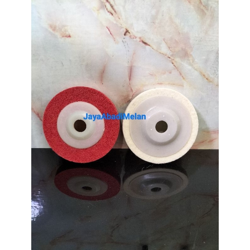 Jual WOOL POLES 4 IN / MATA GRINDA POLES STAINLESS BESI | Shopee Indonesia