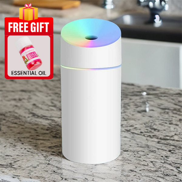 Jual Air Humidifier Diffuser Pelembab Udara dengan Lampu Tidur RGB ...