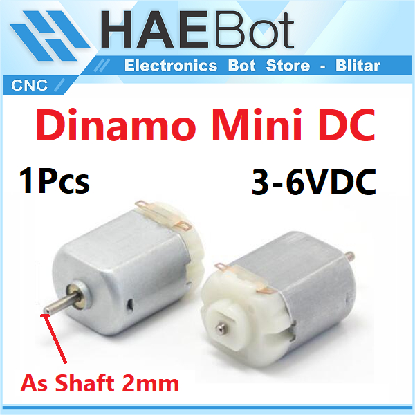 Jual [HAEBOT] Motor DC Mini 3V - 6V Dinamo Tamiya Mainan Mini Mobil Car ...