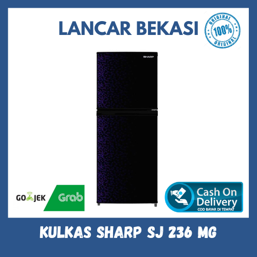 Jual KULKAS SHARP SJ 236 MG LEMARI ES 2 PINTU SHINE - GARANSI RESMI ...