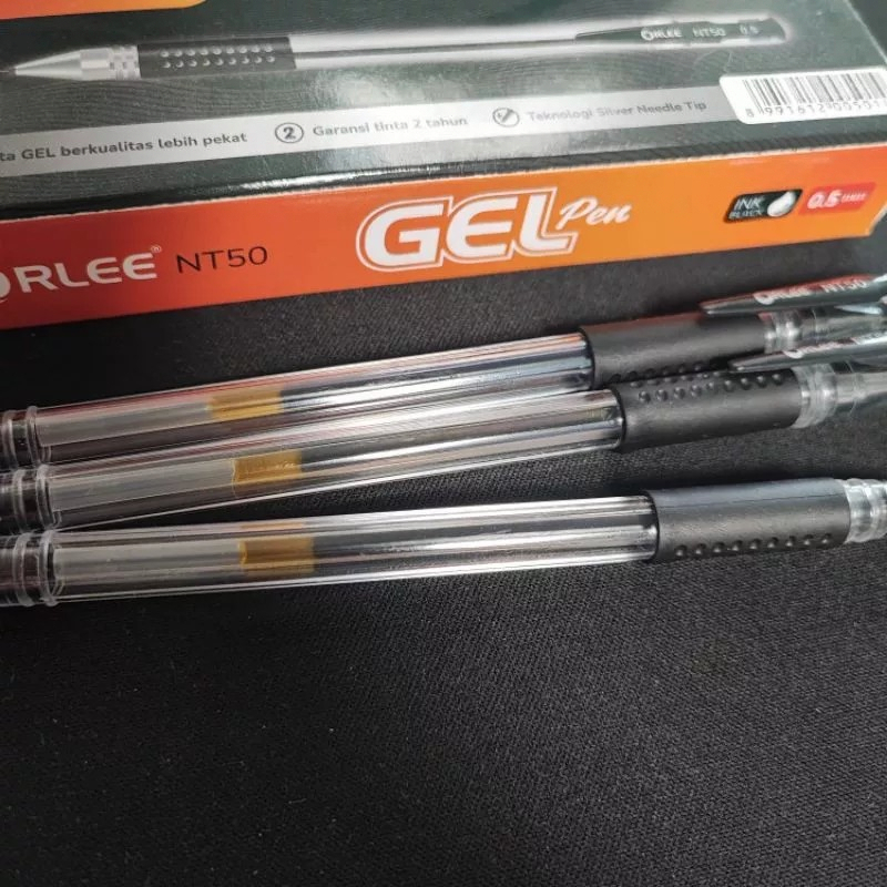 Jual Pulpen/ Bolpoin/ Bolpen Gel 0,5mm Merek Orlee NT50 Mini 1 Pack ...