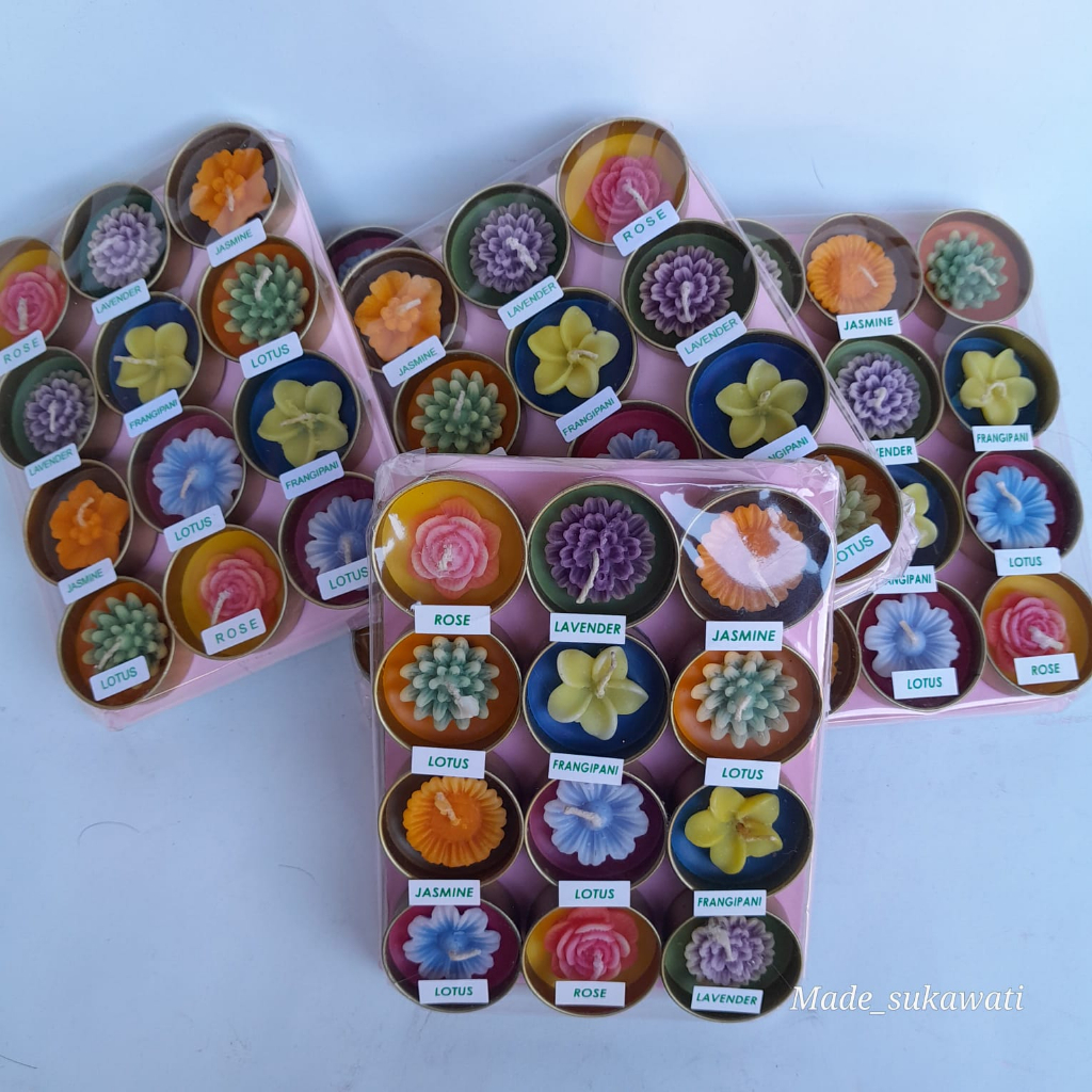 Jual Lilin aroma terapi 1 paket isi 12pcs | Shopee Indonesia