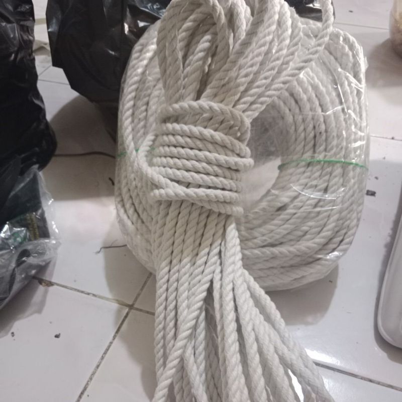 Jual tali bahan benang kuralon 8 mili eceran 10 m sampai 50 meter ...