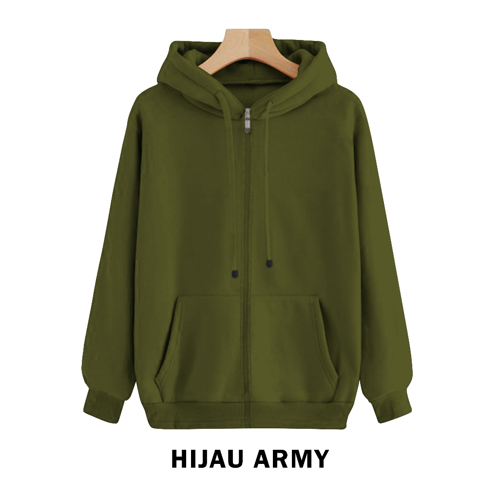 Jual Harvional Hoodie Zipper Polos Size S - XXL ( Pria & Wanita ...
