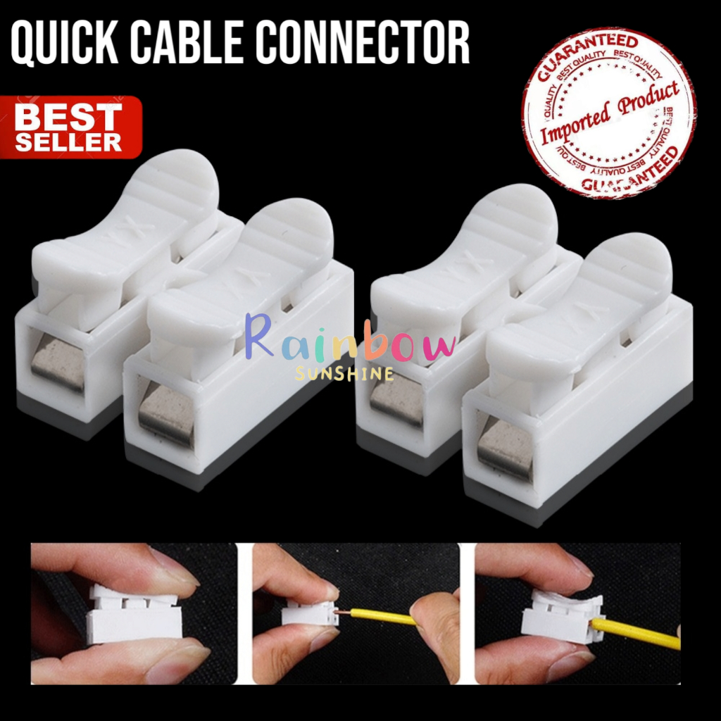 Jual Quick Connector CH2 CH3 Wire Spring Terminal Sambungan Kabel ...