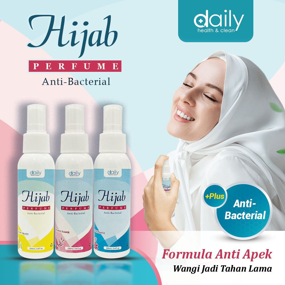 Jual Parfum Hijab Spray Daily Hijab Perfume Anti Bakteri Pengharum ...
