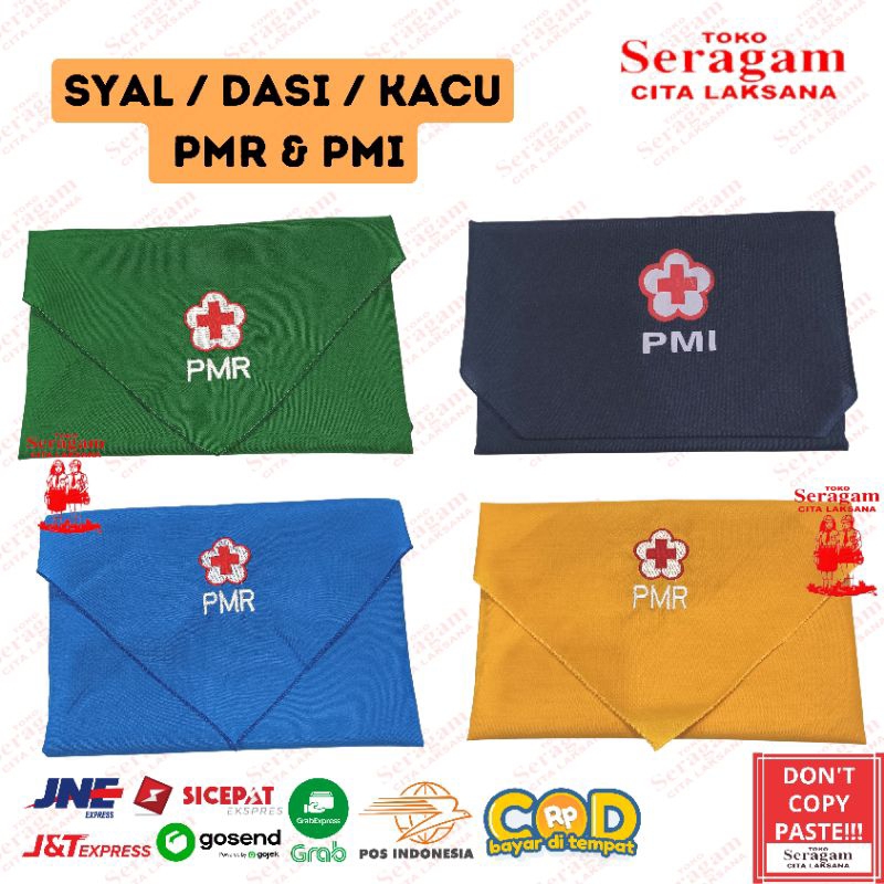 Jual Syal / Slayer / Scarf / Kacu PMR / PMI Sablon Bordir | Shopee ...