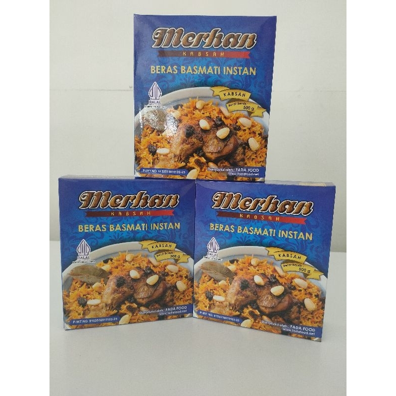 Jual MERHAN BERAS BASMATI INSTAN || Kemasan 500g | Shopee Indonesia