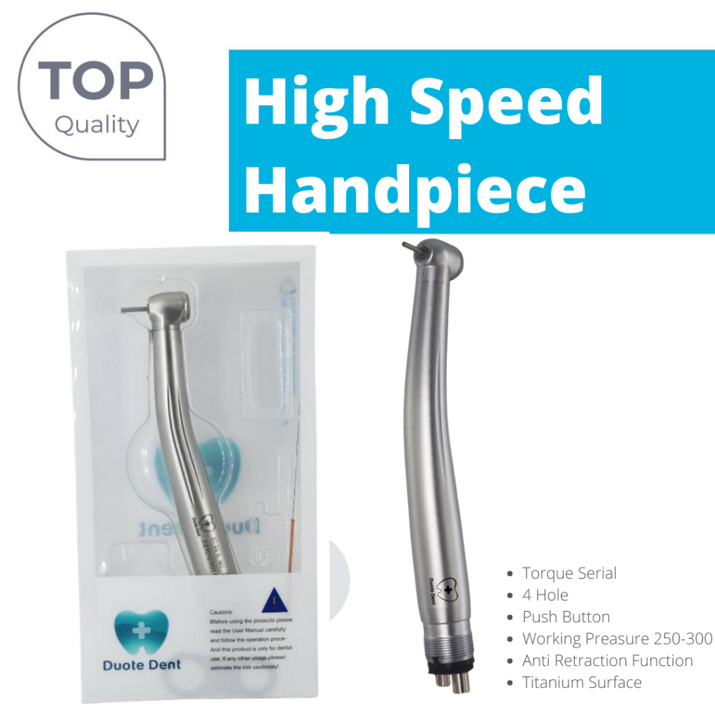 Jual HIGHSPEED/Handpiece high speed Silver 4 hole bor gigi/Bor gigi ...