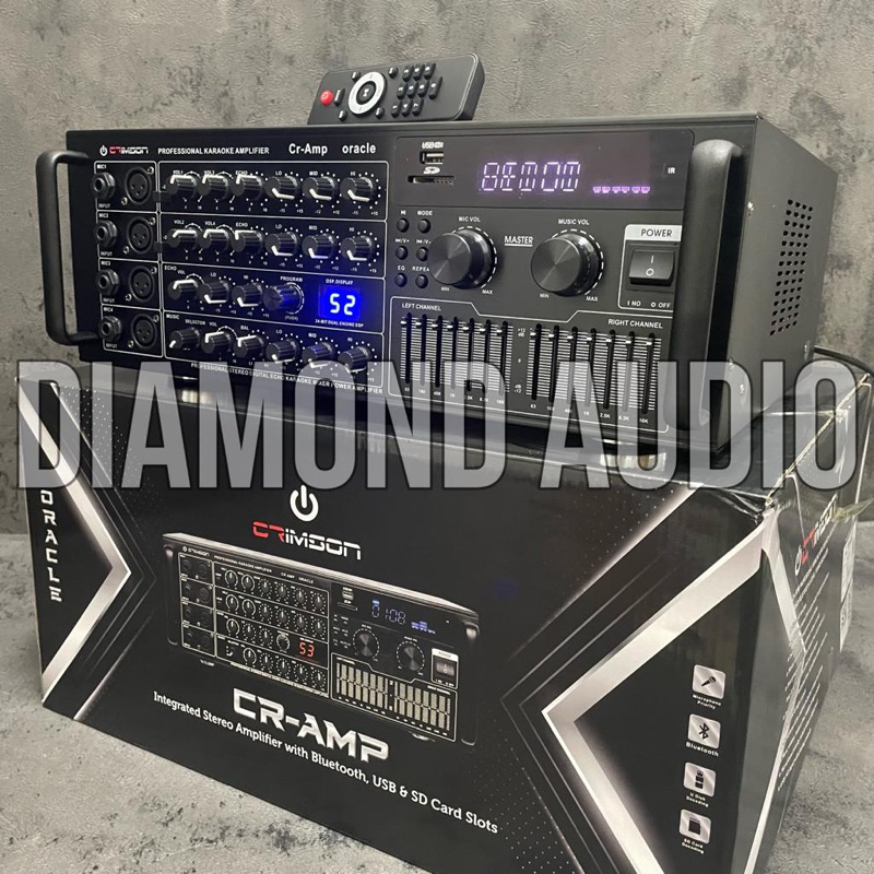 Jual Ampli Crimson Cr-amp Oracle Professional Amplifier Usb Bluetooth Sd Card Cr Amp ( Bayar ...