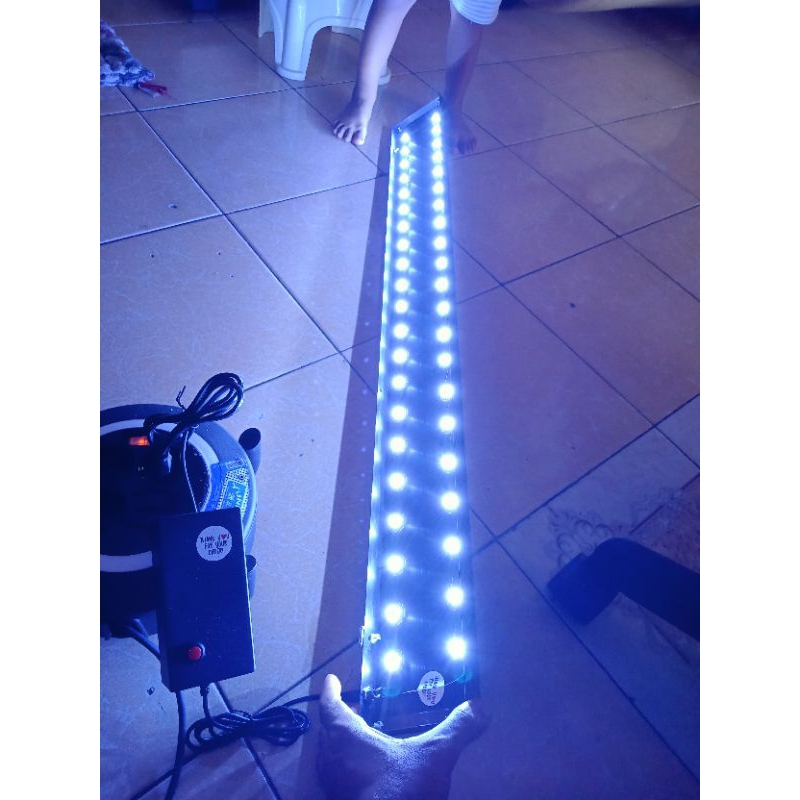 Jual lampu tanning,LED hpl 24watt,putih kebiruan//full blue, 40-100cm ...