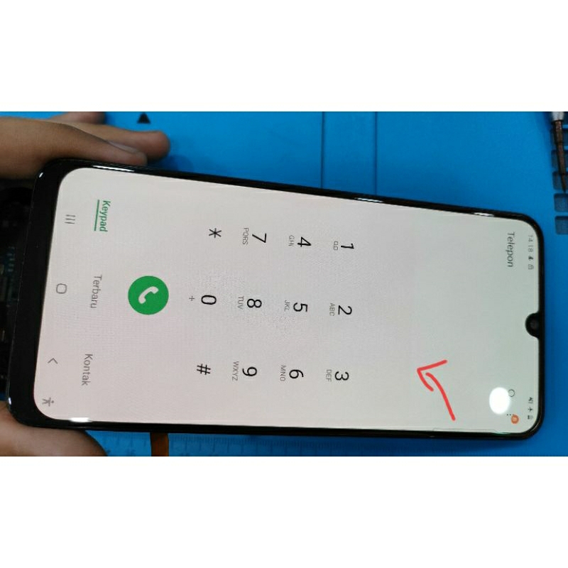 Jual LCD Samsung A30 Original copotan + Frame minus shadow | Shopee ...