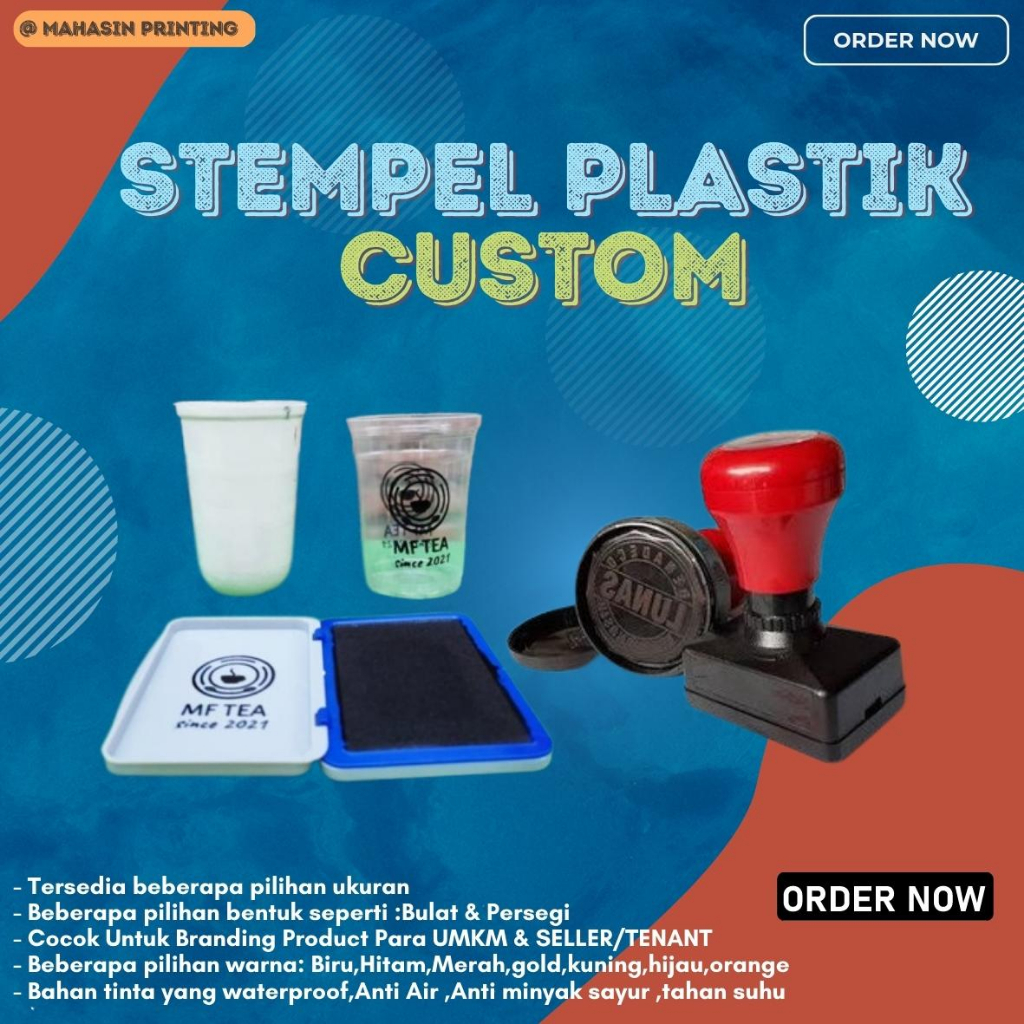Jual STEMPEL PLASTIK CUSTOM | Shopee Indonesia