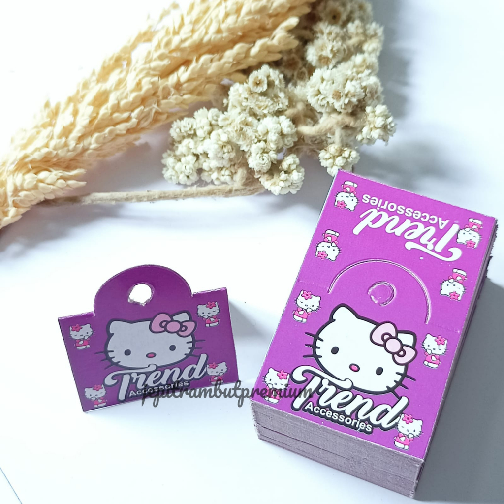 Jual PILIH MOTIF HANG TAG ACCESORIES 100 lembar/ kertas gantungan ...