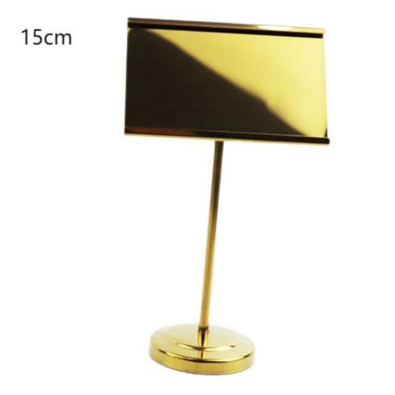 Jual Tiang Nomor Meja 15cm Menu Stand Display Stainless Table Number ...