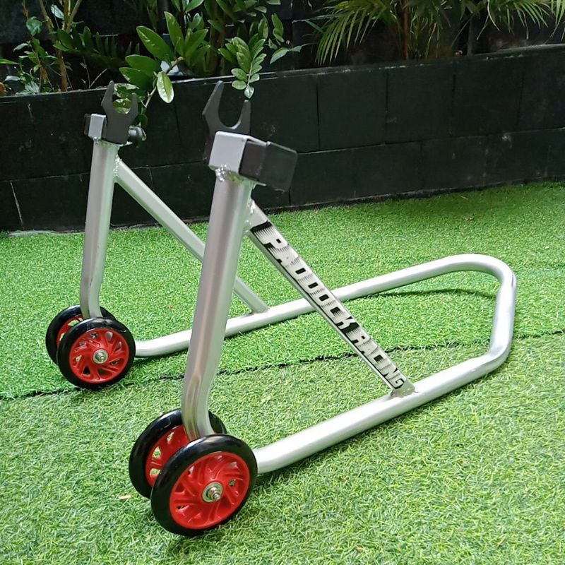 Jual Standar Paddock pedok besi bulat motor sport warna Ninja fi R15 ...