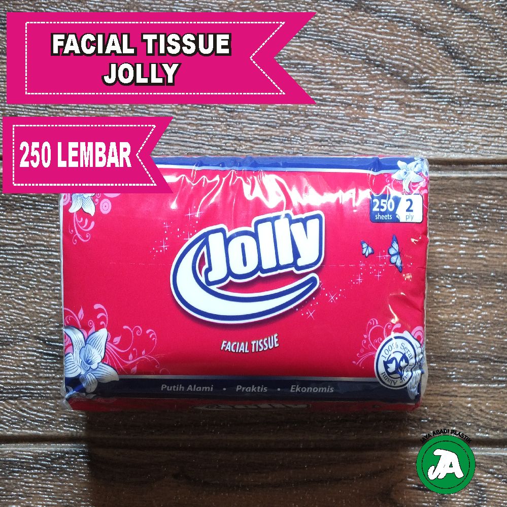 Jual Tissue JOLLY 250 Lembar Facial Tissue Tisu 2 Ply 250 Sheets ...