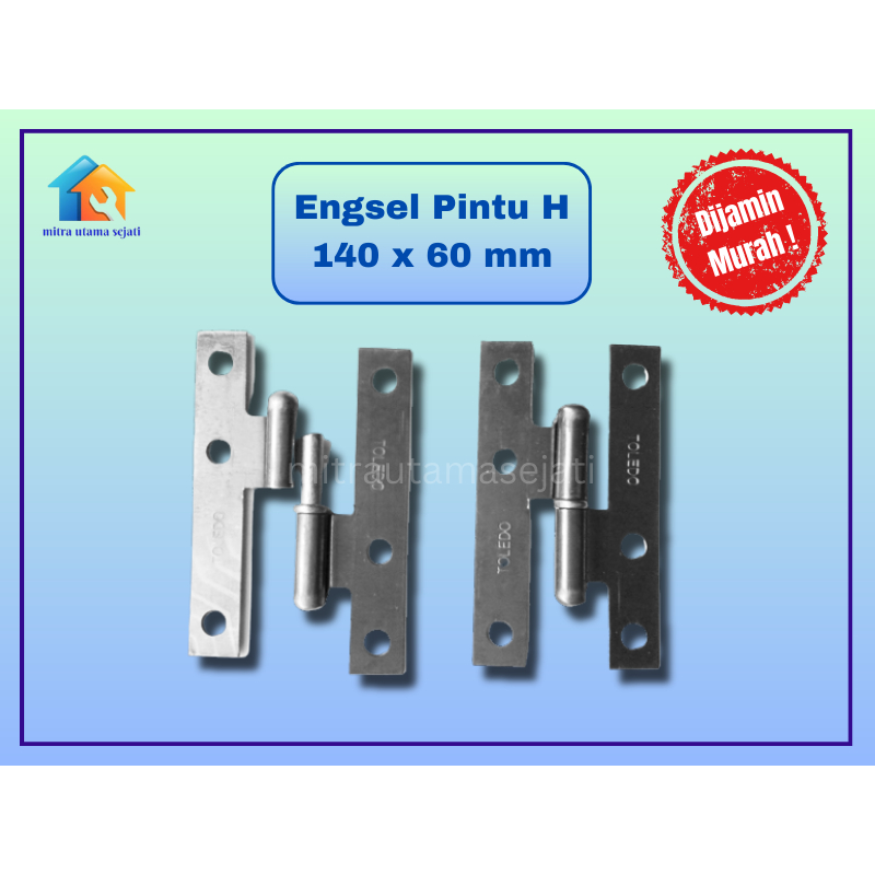 Jual Engsel H 5 Inch / Engsel Pintu 140 X 60 mm Copot Lepas | Shopee ...